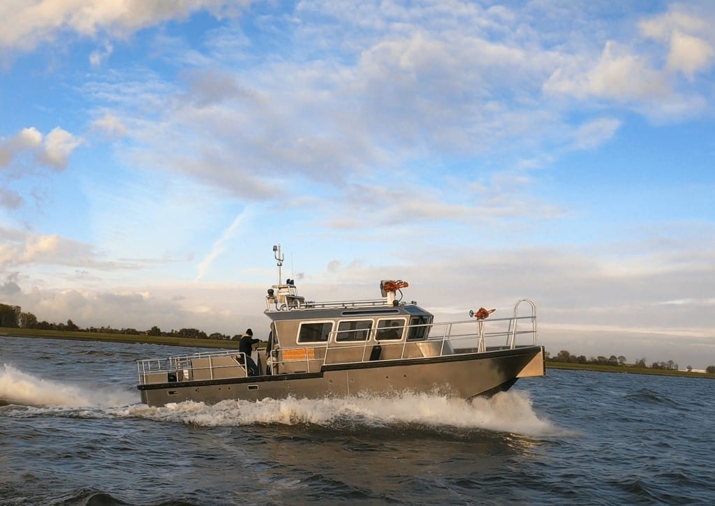 Topklasse aluminium werkboot: Alumax Worker 41ft